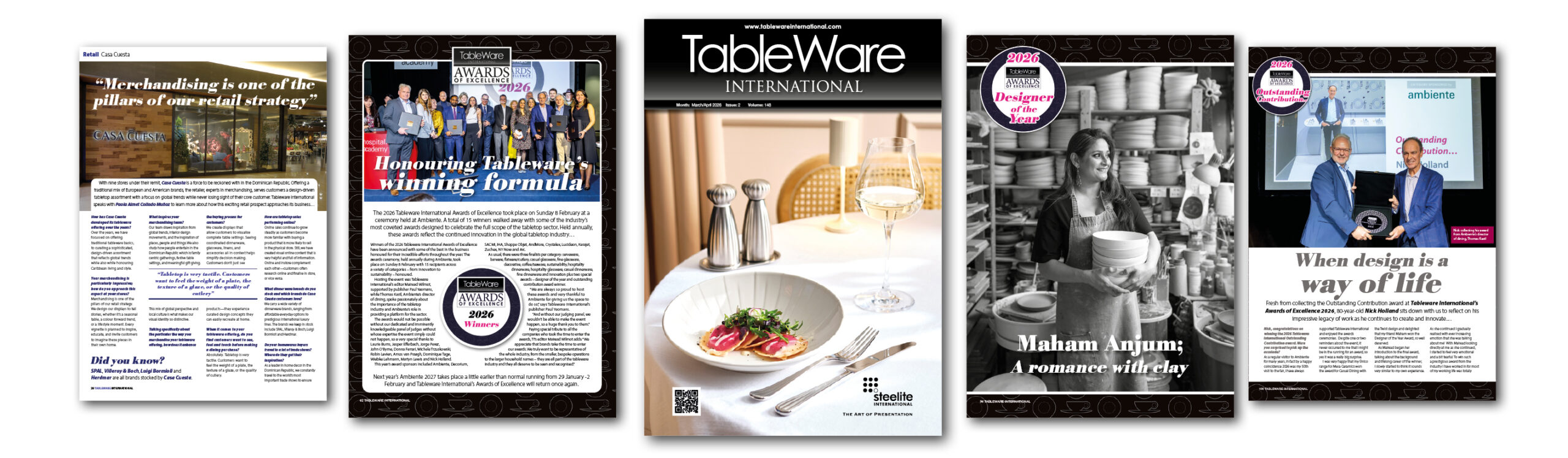 Tableware International March/April out now - Tableware International